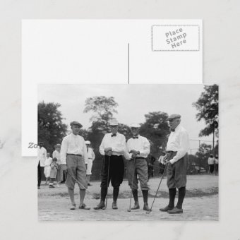 President Harding Golf Foursome, 1920s Postcard | Zazzle