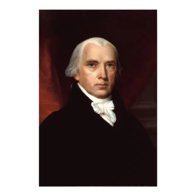 President James Madison Portrait by John Vanderlyn Photo Print | Zazzle