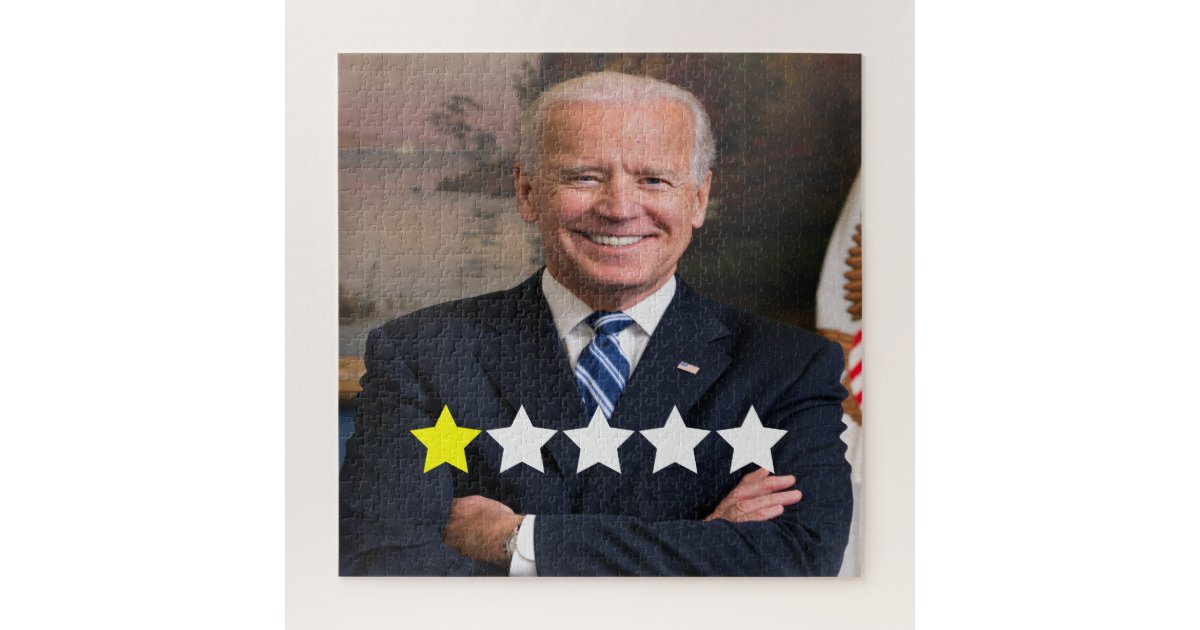 President Joe Biden Approval Rating Jigsaw Puzzle | Zazzle