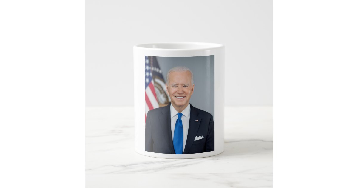 President Joe Biden White House Portrait Giant C Giant Coffee Mug | Zazzle