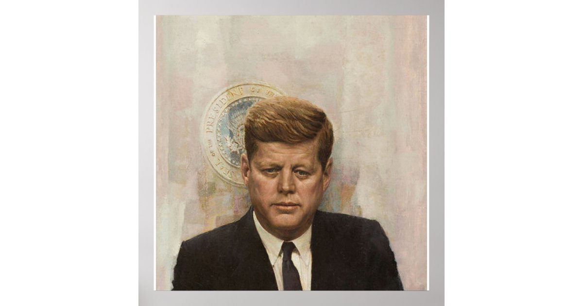 President John Fitzgerald Kennedy Poster | Zazzle