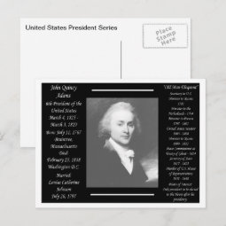 President John Quincy Adams Postcard | Zazzle