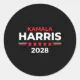 President Kamala Harris For President 2028 Classic Round Sticker | Zazzle