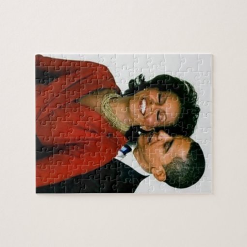 PRESIDENT OBAMA AND FIRST LADY-PUZZLE JIGSAW PUZZLE | Zazzle