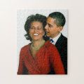 PRESIDENT OBAMA AND FIRST LADY-PUZZLE JIGSAW PUZZLE | Zazzle