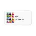 President Obama Pop Art Address Label | Zazzle