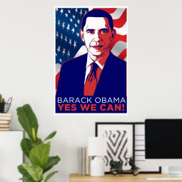 President Obama "Yes We Can!" Poster | Zazzle