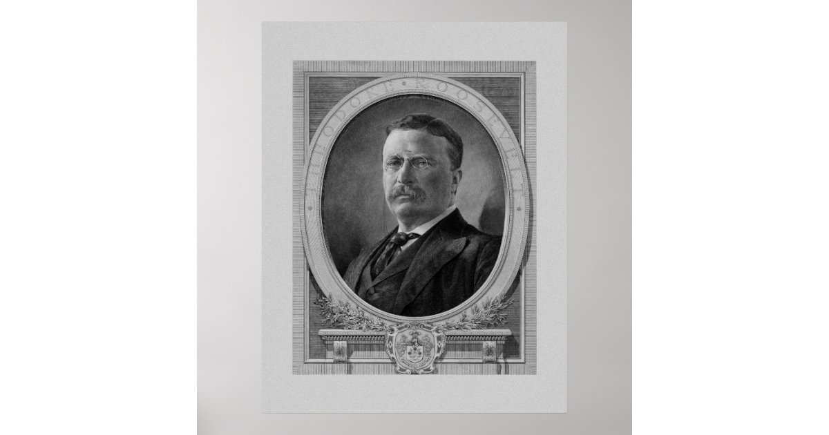 President Theodore Roosevelt Poster | Zazzle