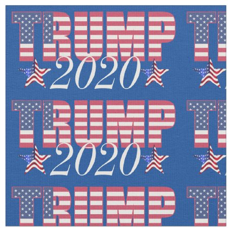 Classic Trump 2020 Fabric | Zazzle.com