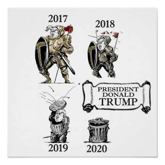 President Trump: A History Poster | Zazzle
