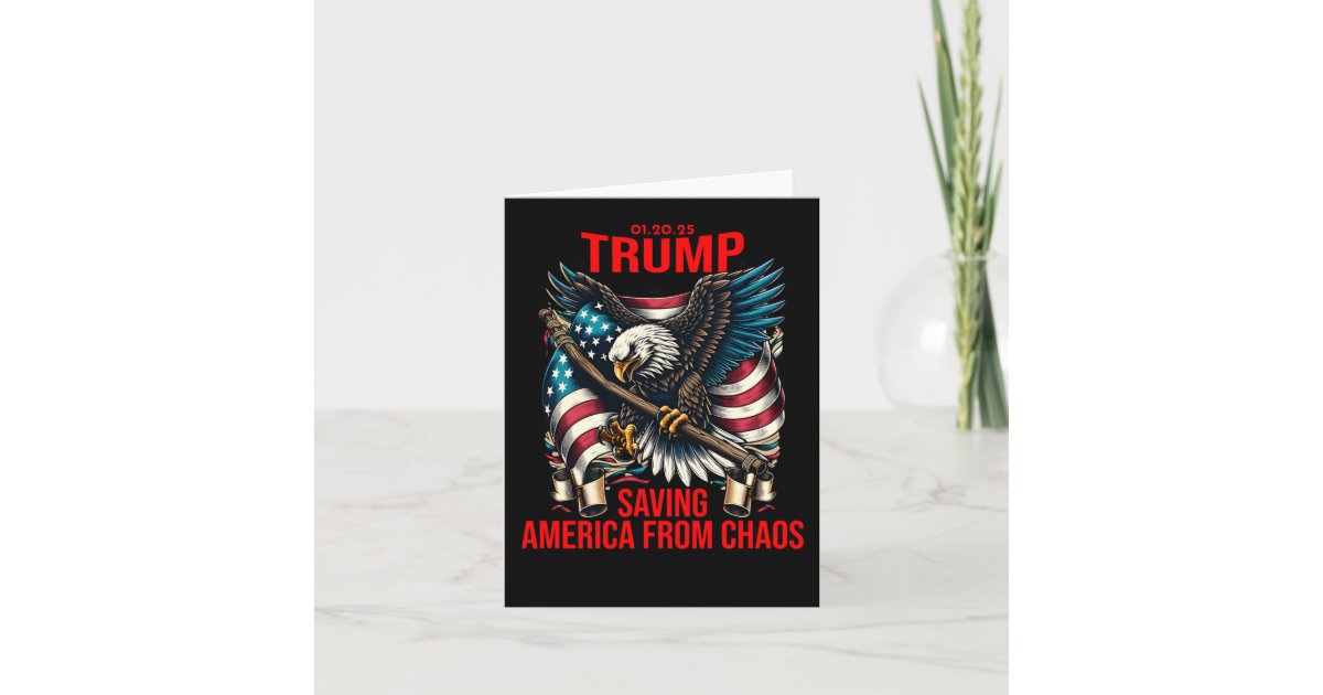 President Trump Inauguration Day 2025 Card | Zazzle