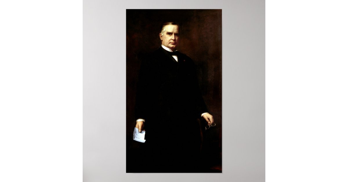 President William McKinley Painting Poster | Zazzle