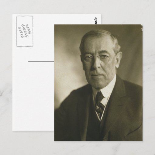 President Woodrow Wilson Portrait 1919 Postcard | Zazzle