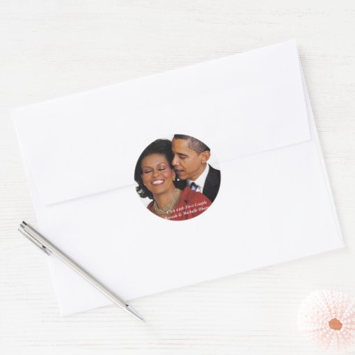Presidential Commemorative Products Classic Round Sticker | Zazzle