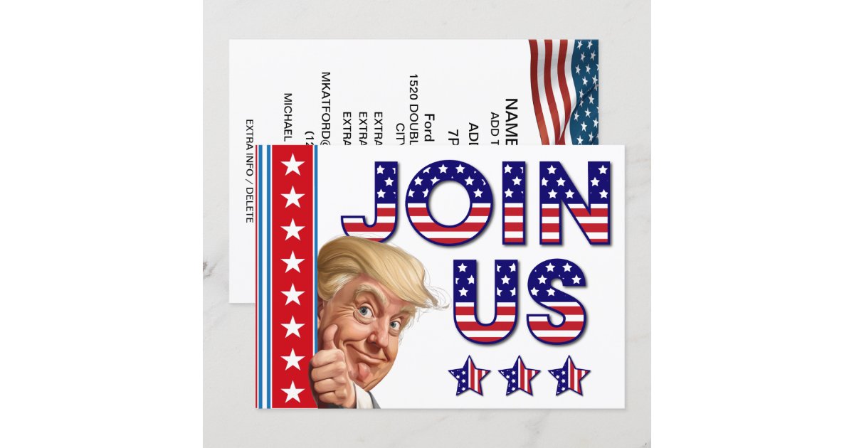 Presidential Election Celebration Invitation | Zazzle