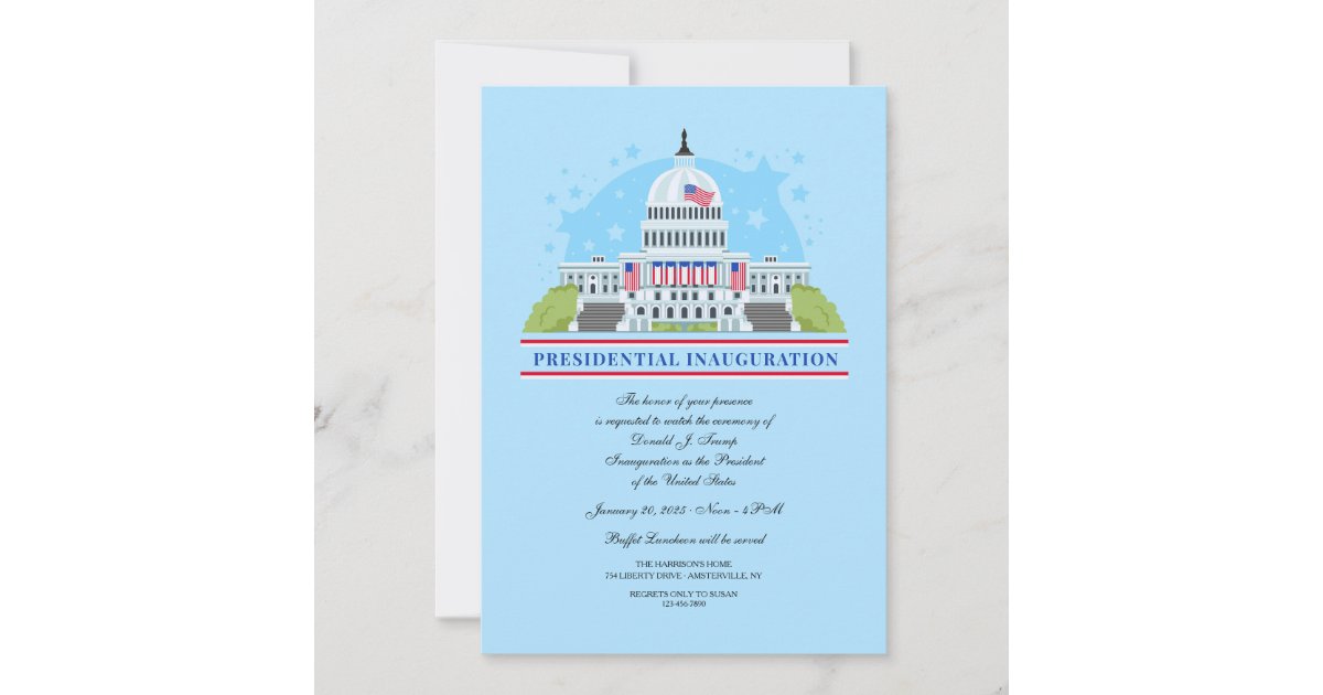 Presidential Inauguration Party Invitation | Zazzle