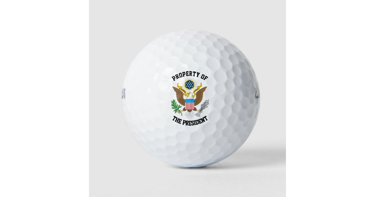 Presidential Seal Personalize Golf Balls | Zazzle