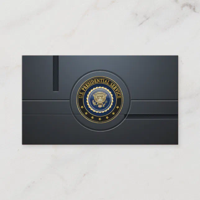 Presidential Service Badge [PSB] Special Edition Business Card | Zazzle