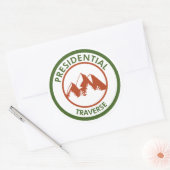 Presidential Traverse Classic Round Sticker | Zazzle