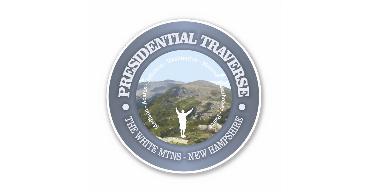 Presidential Traverse Sticker | Zazzle