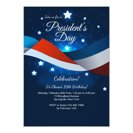 President's Day Invitation | Zazzle.com