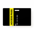 Press All Access Pass Event ID Badge | Zazzle
