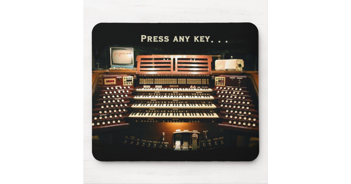 Press any key mousepad | Zazzle