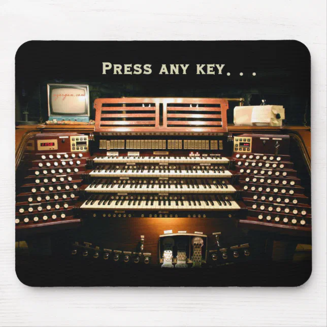 Press any key mousepad | Zazzle