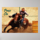 Barrel Racing Poster | Zazzle.com