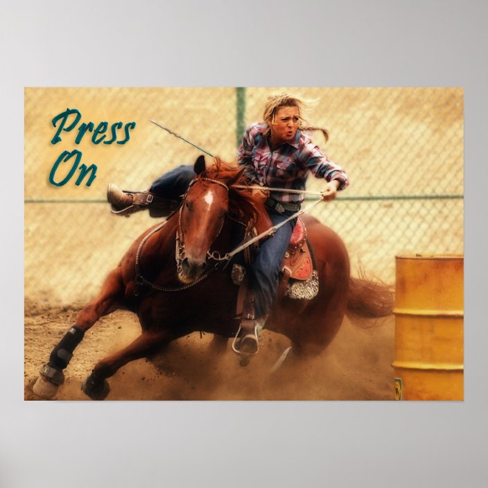 Press On Motivational Poster | Zazzle.com