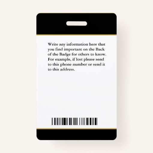 Press Pass Journalist Logo ID Card Personalize Badge | Zazzle