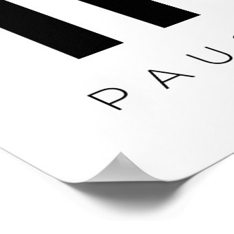 Press Pause Poster | Zazzle