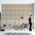 Pressed Wildflower Boho Botanical Wallpaper | Zazzle