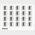 Pressure cooker invented by Denis Papin 1679 Square Sticker | Zazzle