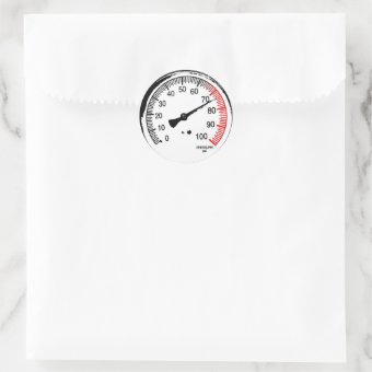 Pressure Gauge Sticker | Zazzle