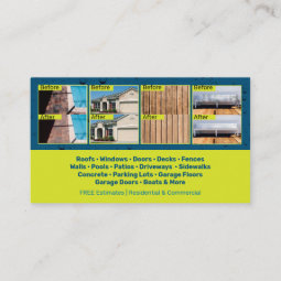 Pressure /Power Washing Business Card | Zazzle