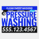 Pressure Washing Power Cleaning Sign | Zazzle