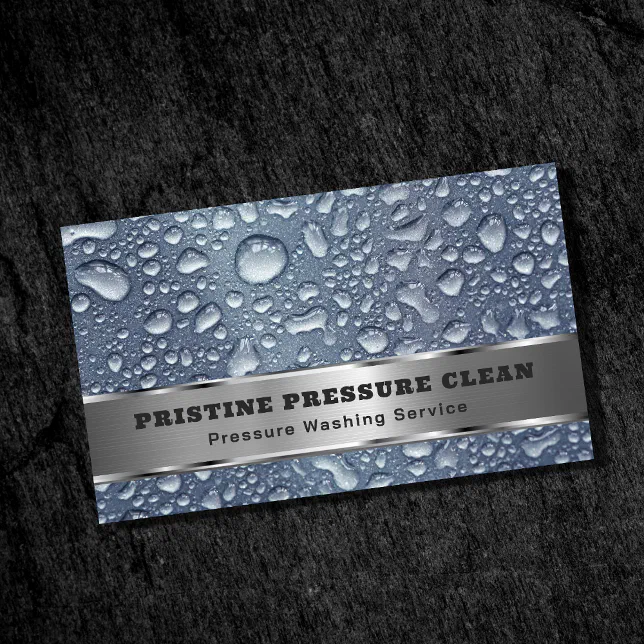 Pressure Washing Power Wash Service Business Card | Zazzle