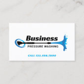 Pressure Washing Power Washer Modern Cleaning Business Card | Zazzle
