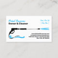Pressure Washing Power Washing CLEANING Business Card | Zazzle
