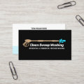 Pressure Washing Power Washing Gold Black Busines Business Card | Zazzle