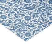 Pretty Blue and White Floral Pattern Tissue Paper | Zazzle