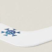 Pretty Blue Glitter Winter Snowflakes Christmas License Plate Frame ...