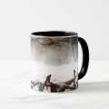Pretty Christmas Holiday Horse in the Snow Mug | Zazzle