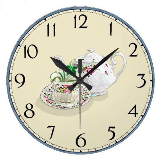 Pretty Clock | Zazzle.com