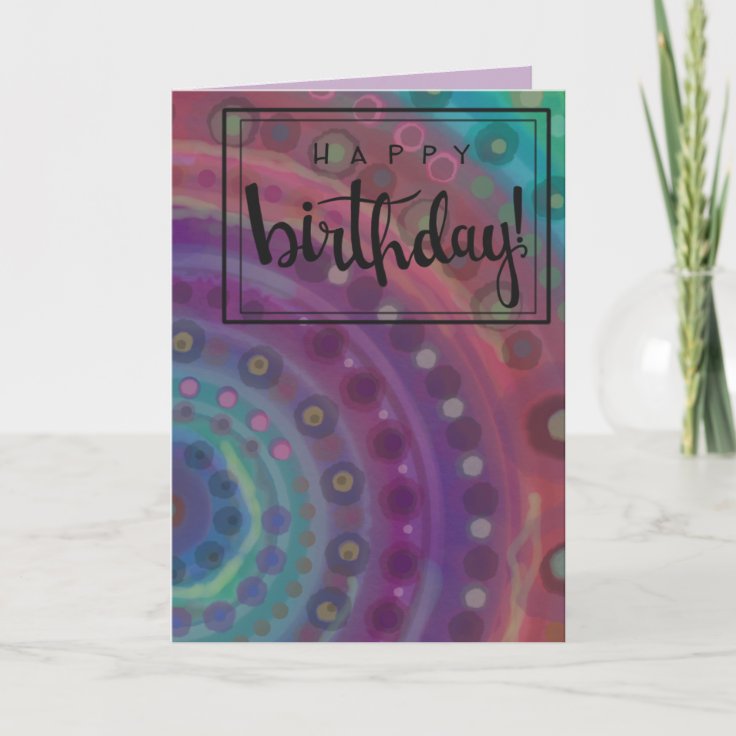 Pretty Cool Happy Birthday Card | Zazzle