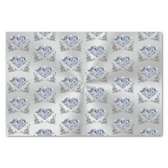 Pretty Diamond Tissue Paper | Zazzle.com