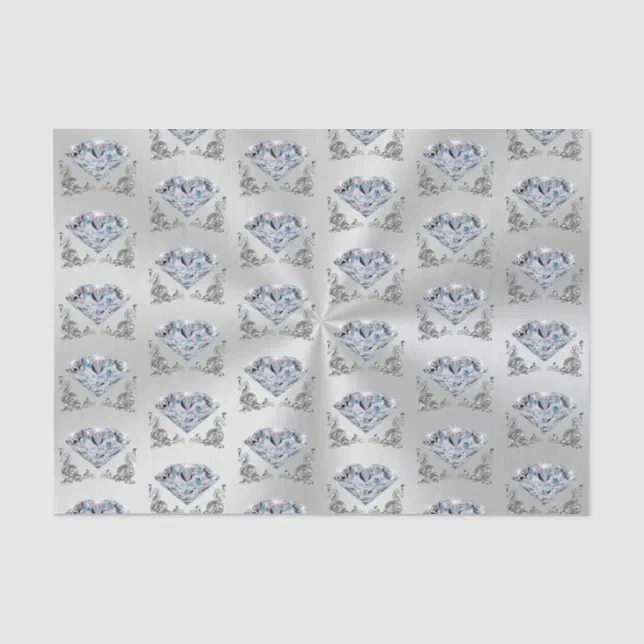 Pretty Diamond Tissue Paper | Zazzle