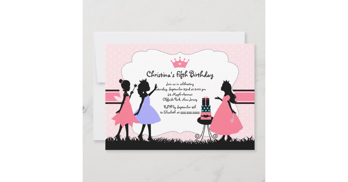 Pretty Diva Birthday Girl Party Invitations | Zazzle