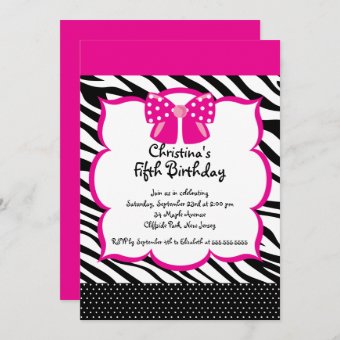 Pretty Diva Birthday Girl Party Invitations | Zazzle